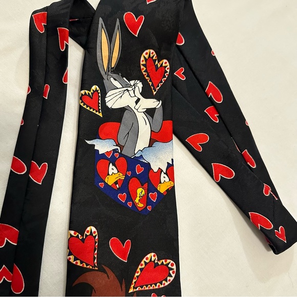 looney tunes Manía | Other | Looney Tunes Mania Taz 995 Vintage Necktie ...